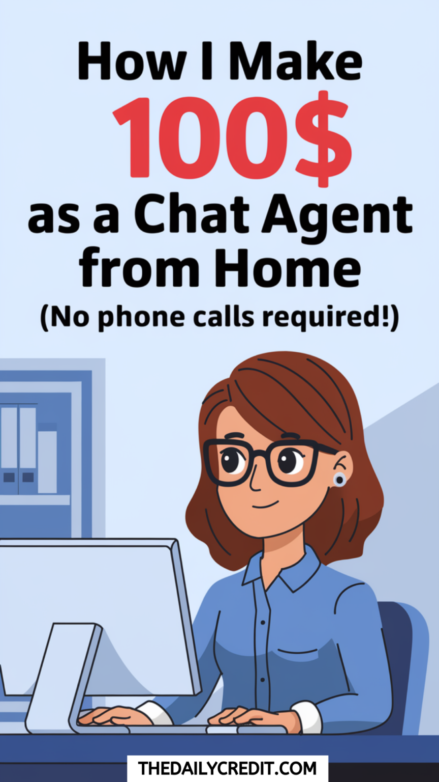 How I make 100$ as a Chat Agent from Home (No Phone Calls Required!)