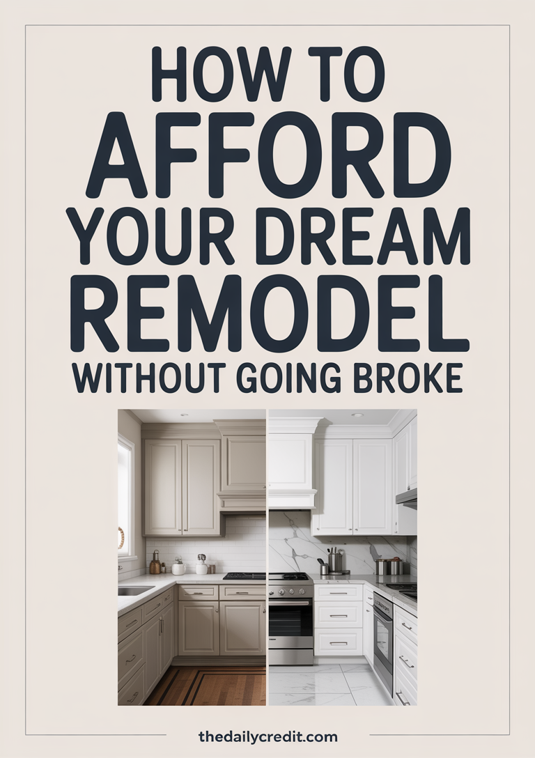 How to Afford Your Dream Remodel Without Going Broke